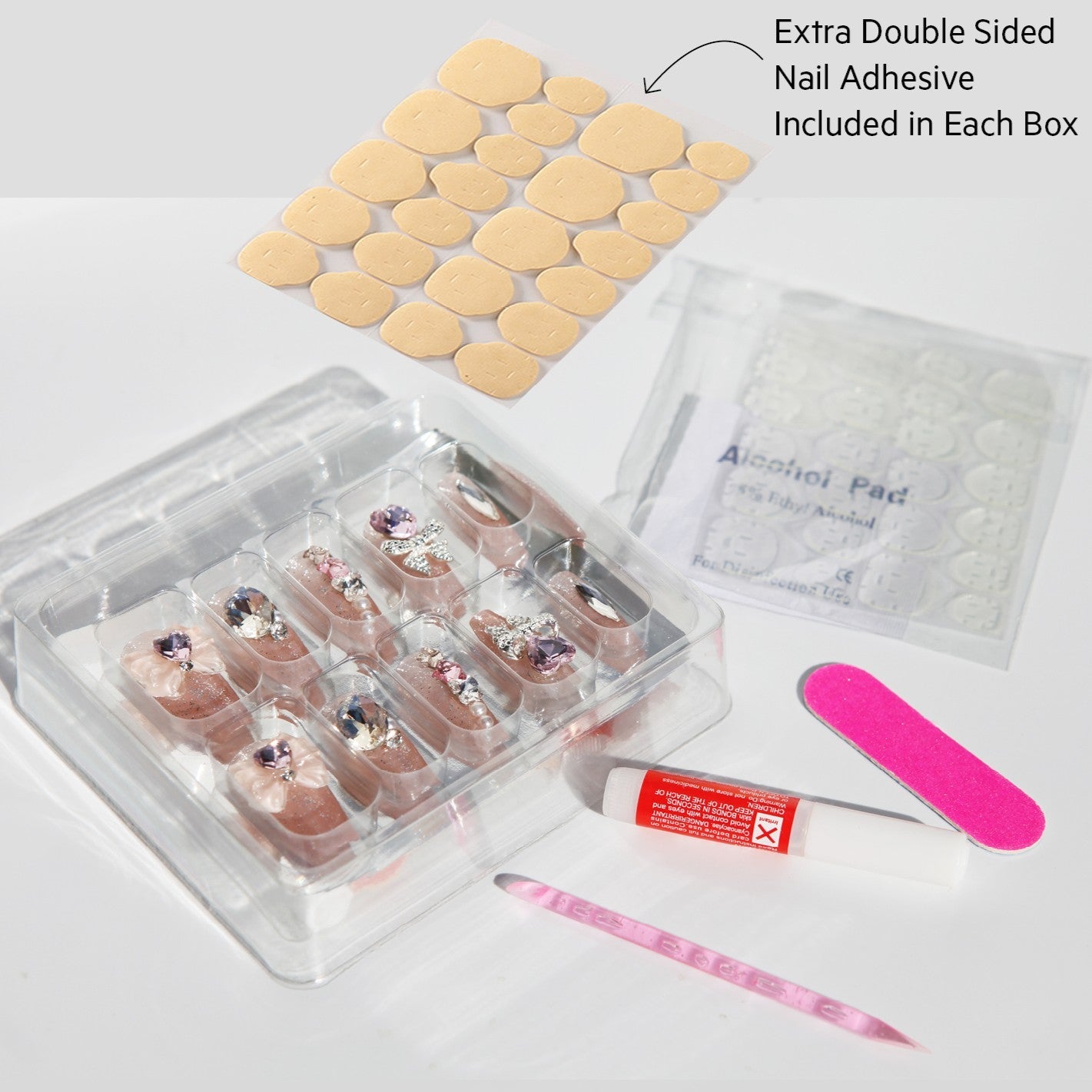 Midnight Garnet Nail Set