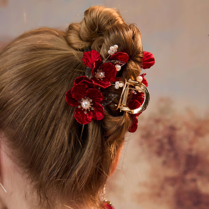 Unique Flower Hair Clips and Hair Claws